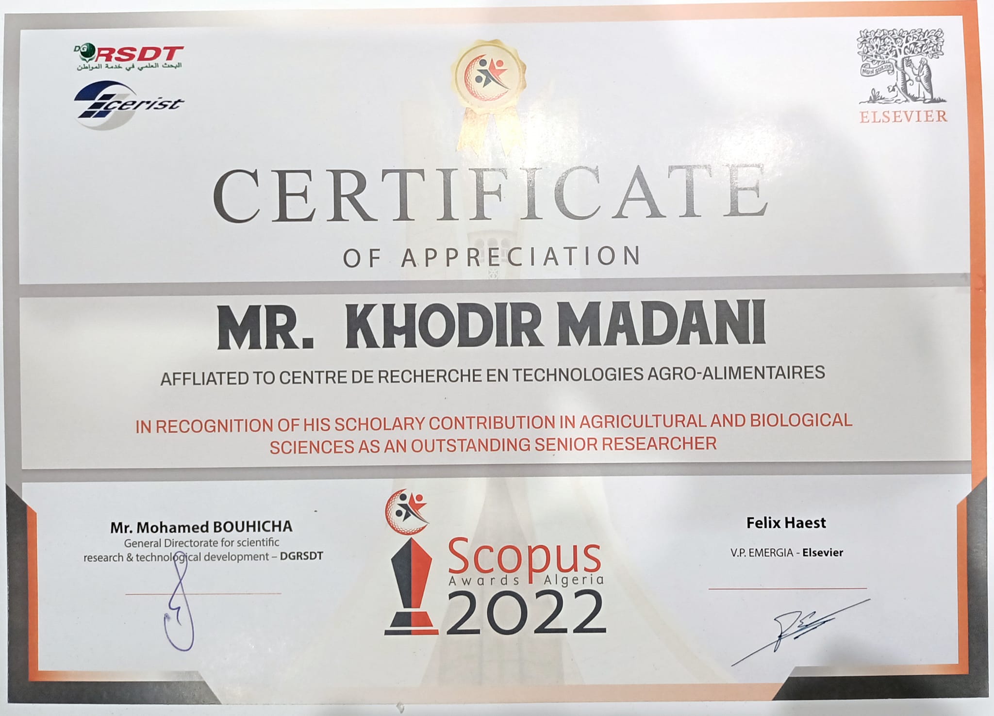 Scopus Awards 2022